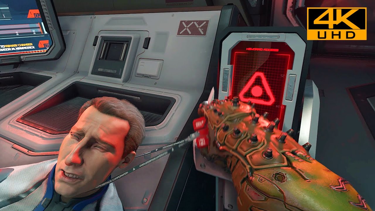 Humans meet Doom Guy [4K UHD 60FPS] DOOM Eternal Realistic Ultra ...