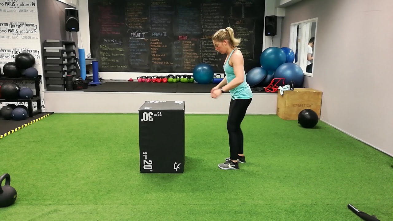Box jumps 75 cm - YouTube