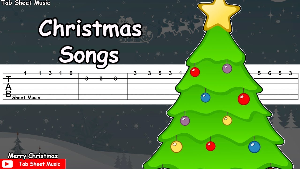 3 Easy Christmas Songs | Guitar Tutorial - YouTube