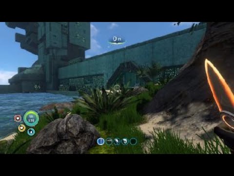 Gun island Subnautica (WITH COMPASS) - YouTube