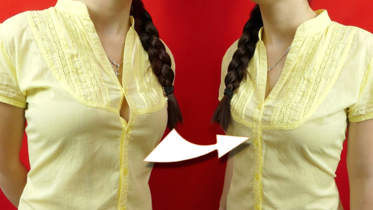 Sewing tricks to keep your blouse from unravelling on your chest, it's ...