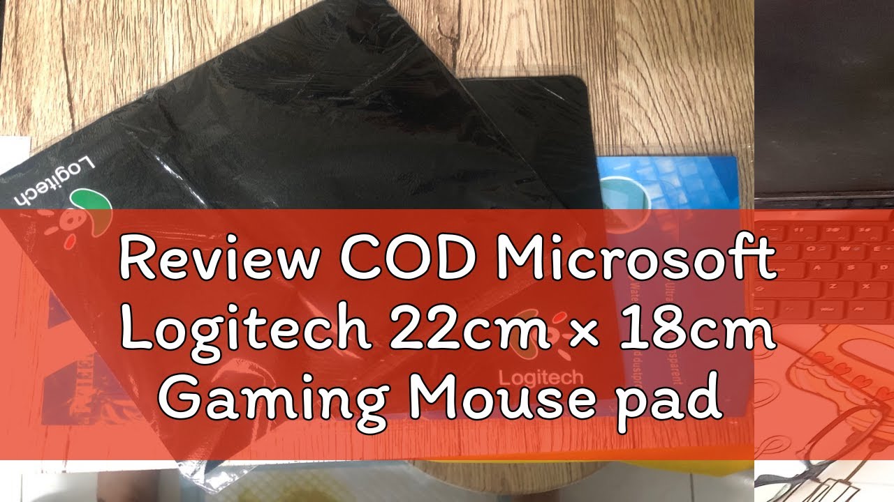 Review COD Microsoft Logitech 22cm × 18cm Gaming Mouse pad - YouTube