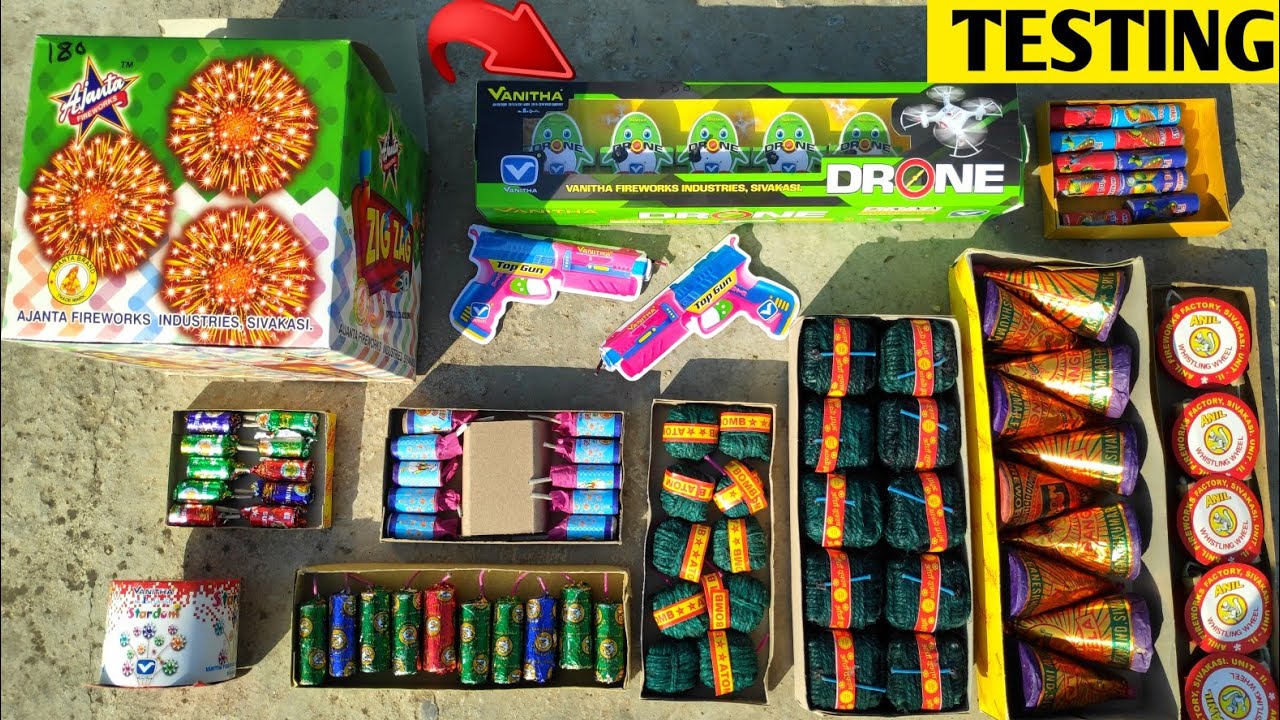 New Crackers Testing 2020 with fun | Testing Diwali Cracker 2020 ...