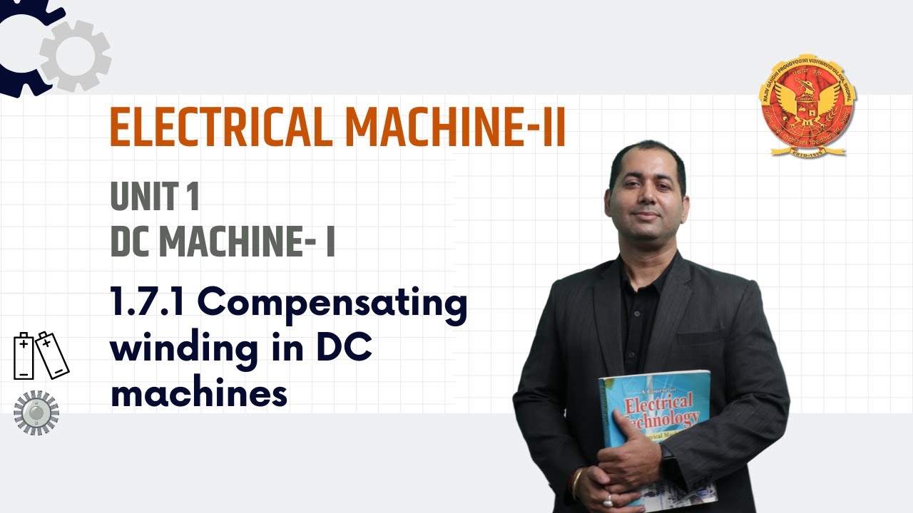 1.7.1 Compensating winding in DC machines | EE501 | - YouTube