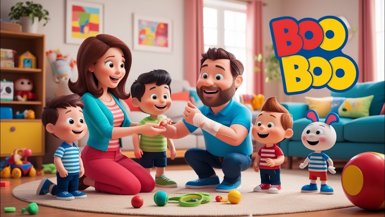 "Owie Ow! Boo Boo Song - Family Fun with J.J., YoYo, TomTom & Daddy ...