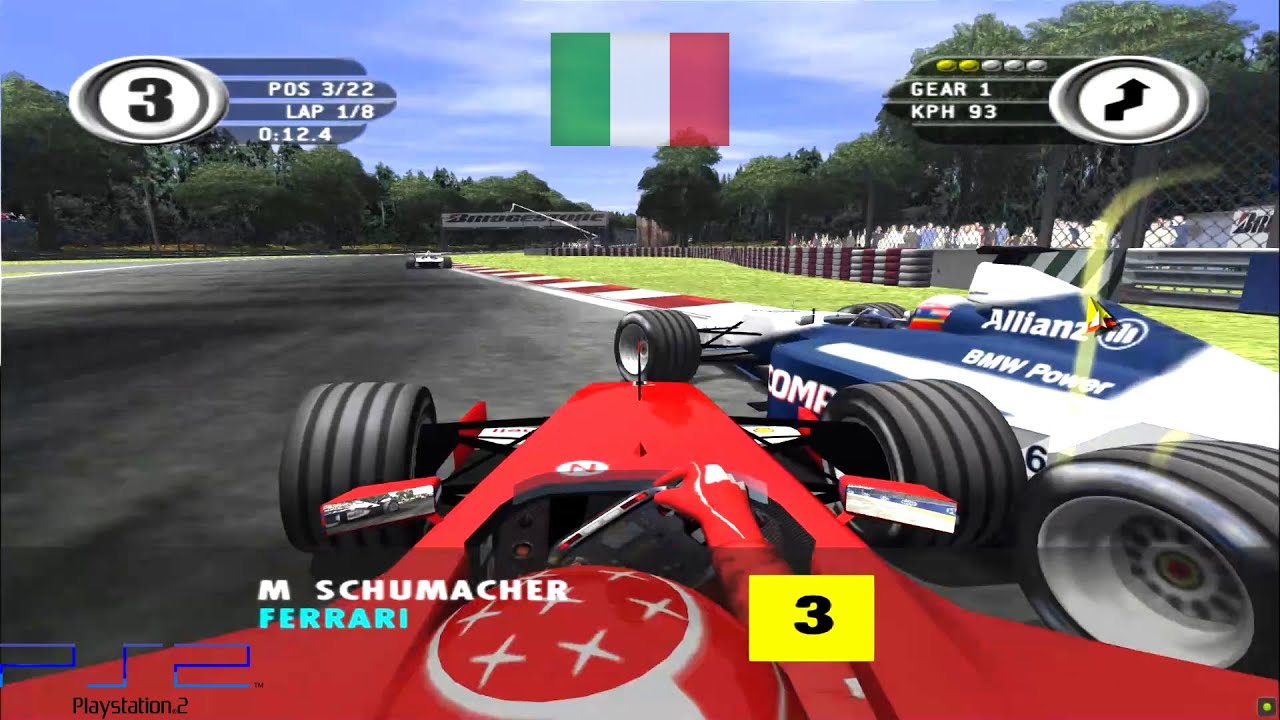 F1 2001 FULL GAMEPLAY - #15 Monza (Italy) - YouTube