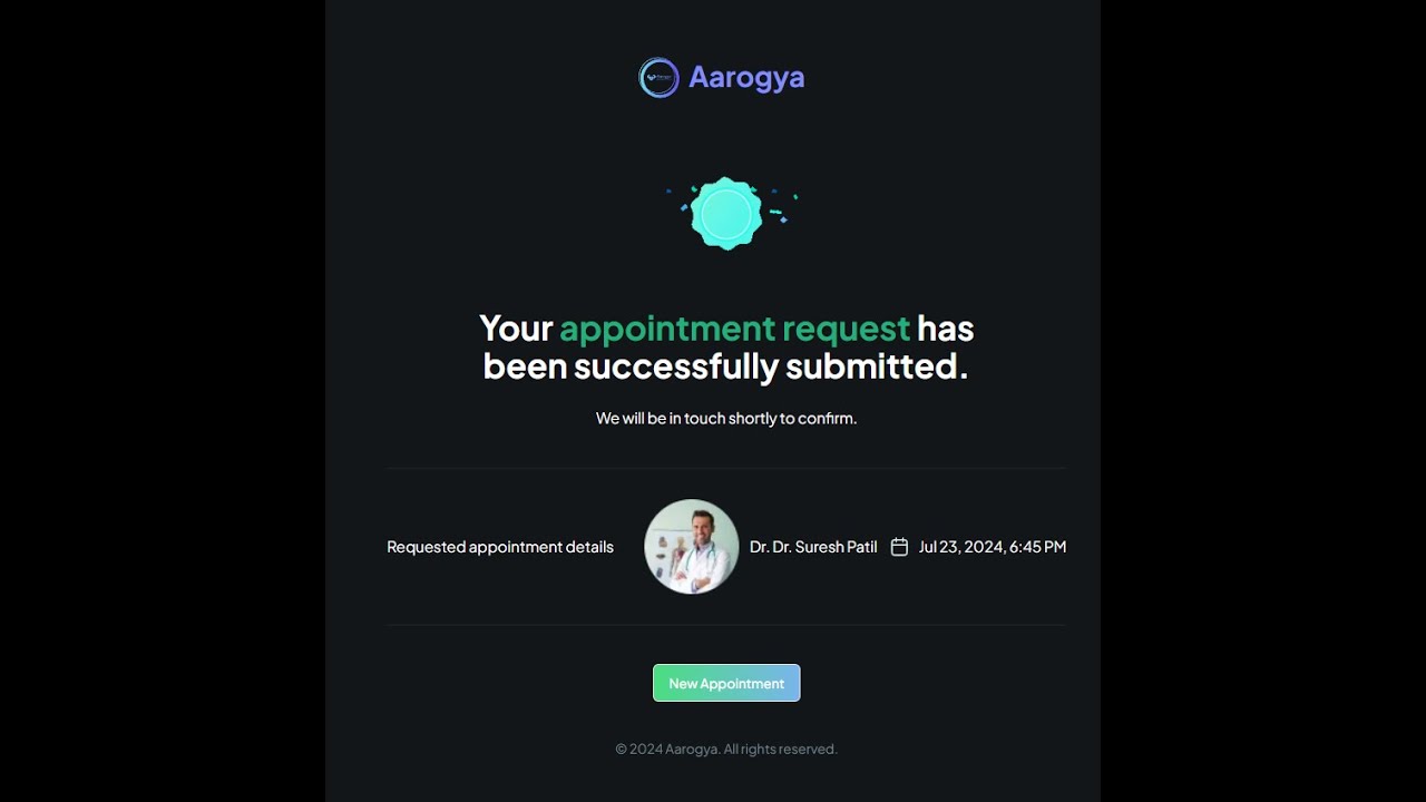 Aarogya || patient management system Project Video - YouTube