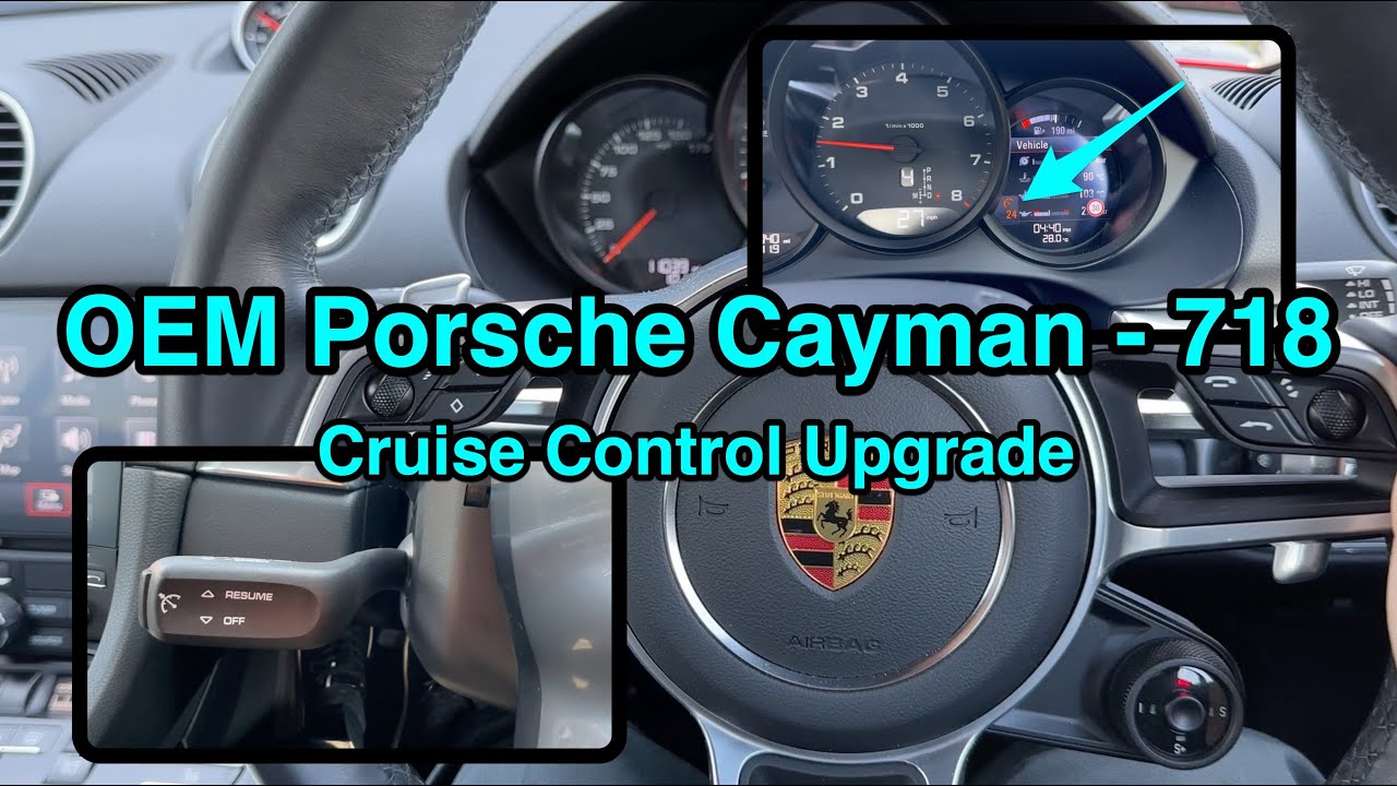 OEM Porsche Cayman Cruise Control Upgrade - YouTube