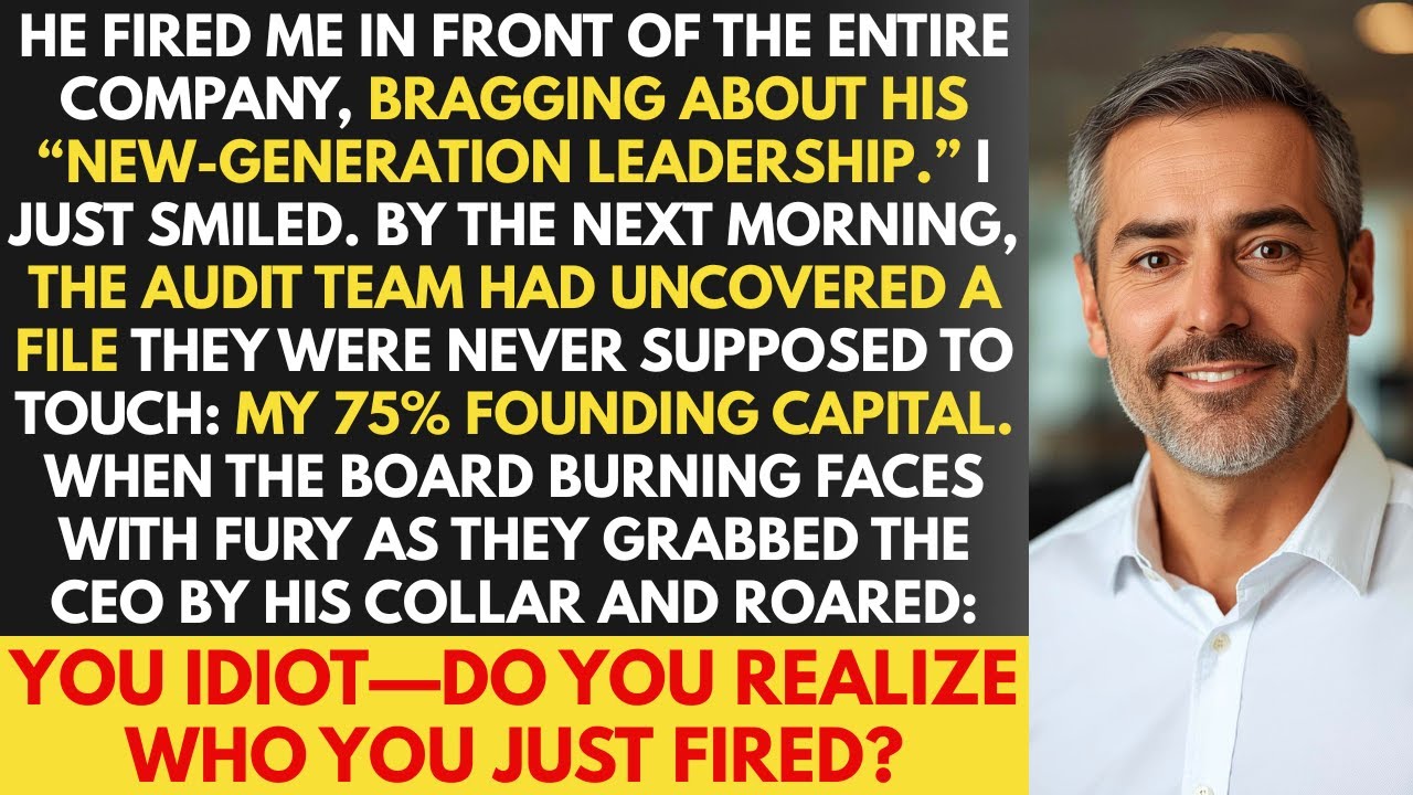 CEO Fired Me Without Knowing I Was the Co-Founder. So I Took Back 75% ...