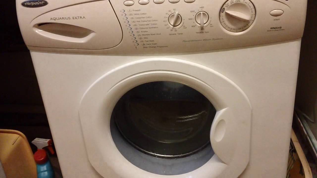HOTPOINT WMA-48 FAST SPIN. - YouTube