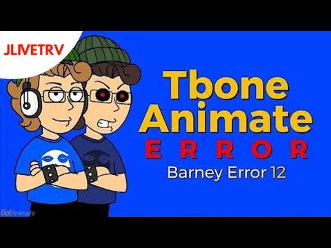 Tbone Animate Error (Barney Error 12) | JLiveTRV - YouTube