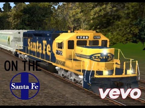 Trainz Santa Fe Music Video - YouTube