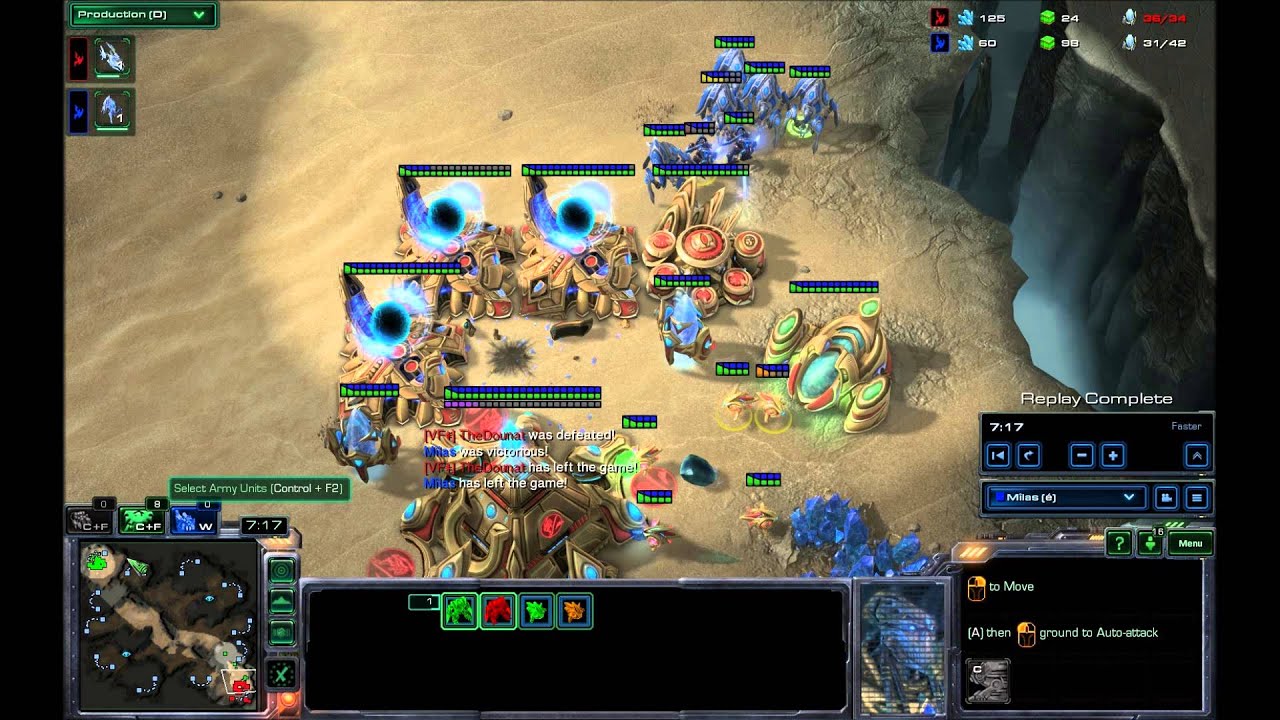 [96] SC2 HOTS PvP: Fast 3 gates - YouTube