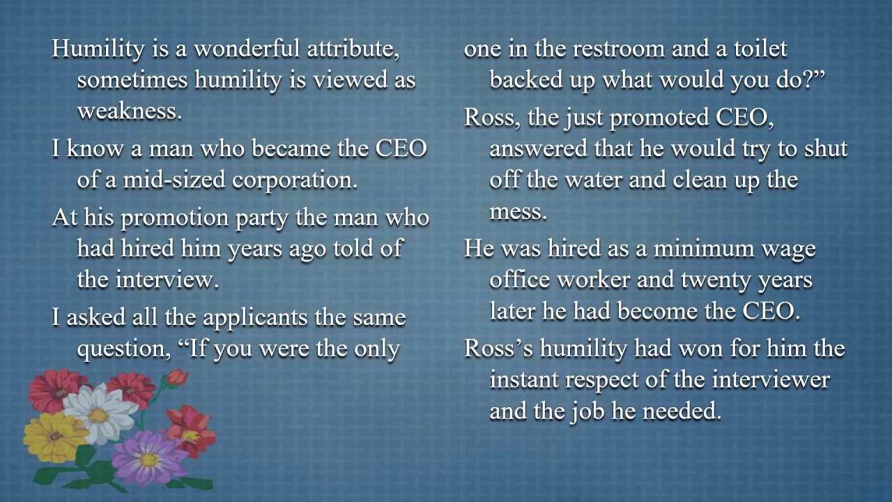 22nd Sunday O.T. – C- First Reading - Sirach 3:17–18, 20, 28–29 - YouTube