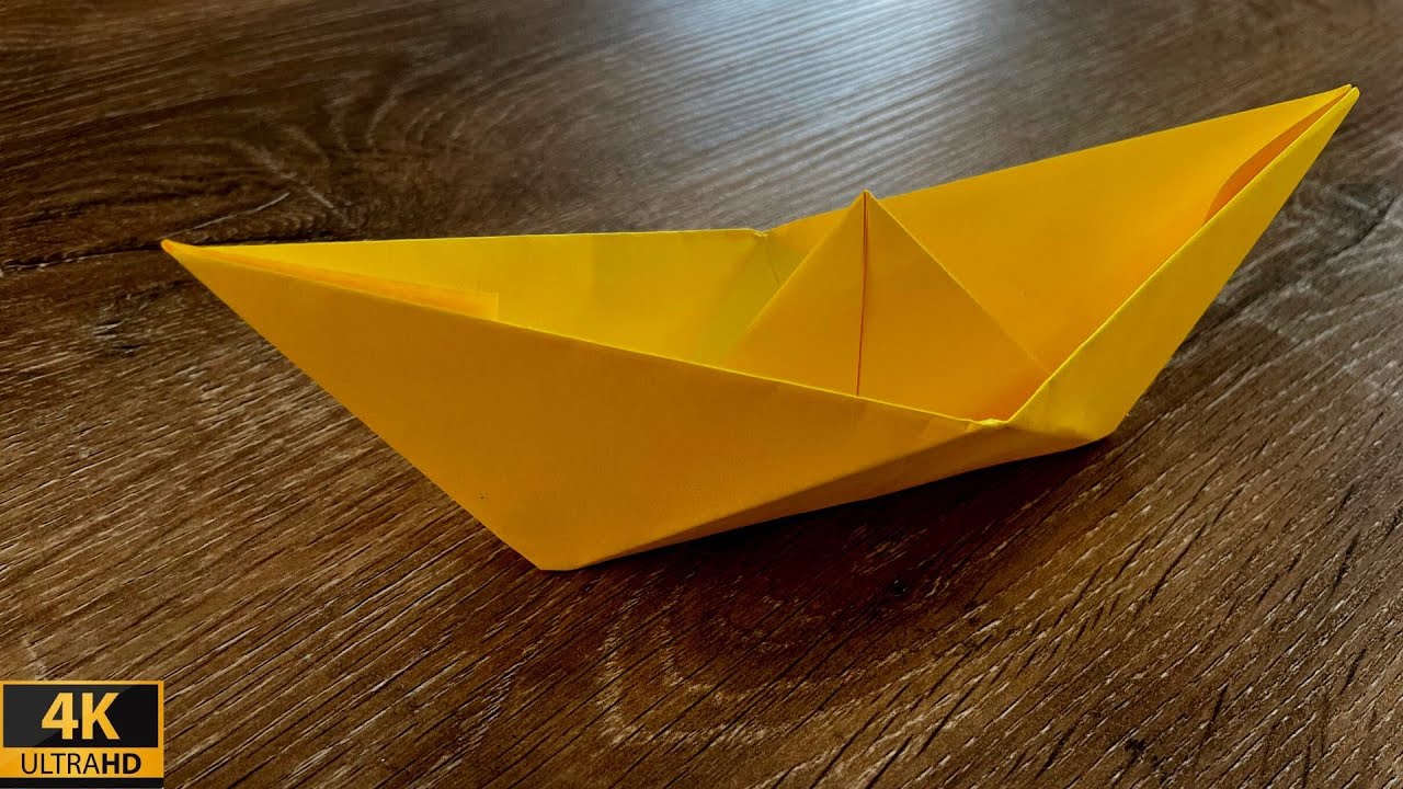 Make A Paper Easy Boat | Simple Origami Master - YouTube