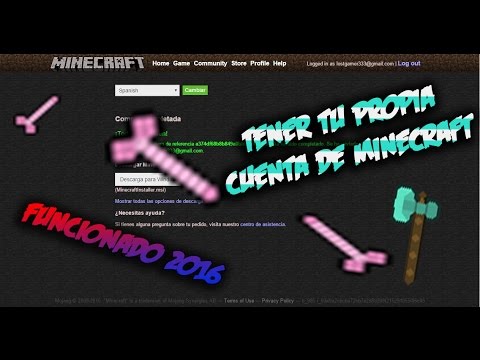 Como Tener Tu Propia Cuenta De Minecraft Premium Gratis 2016 [FUNCIONA ...