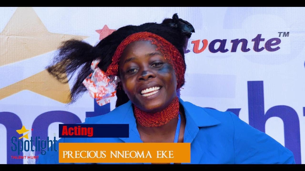Precious Eke's performance at the Spotlight Talent Hunt's audition Day 1 - YouTube