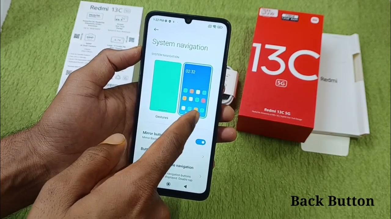 Redmi 13C Back Button Setting/How to Show Button in Redmi 13c/Redmi 13c me Back Button change ...