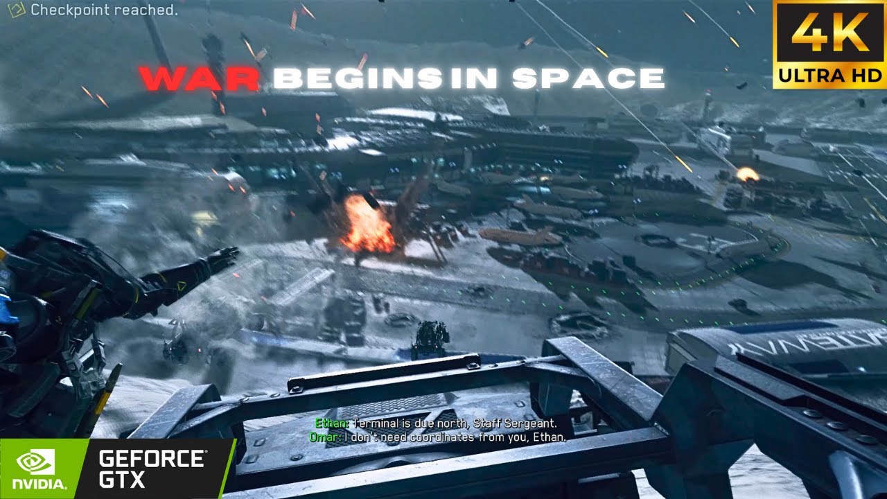 COD Infinite Warfare: First Mission with Sgt. Omar & Ethan | Space ...