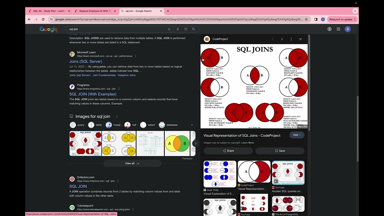 Leetcode SQL 50 | 1378. Replace Employee ID With The Unique Identifier Solution - YouTube