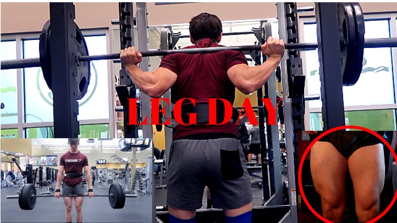 HEAVY LEG WORKOUT | VLOG | LEG GAINS! - YouTube