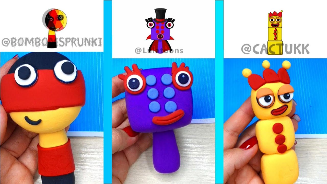My Sprunki OC Germany Lucky Block Three from NumberBlocks Five from ...