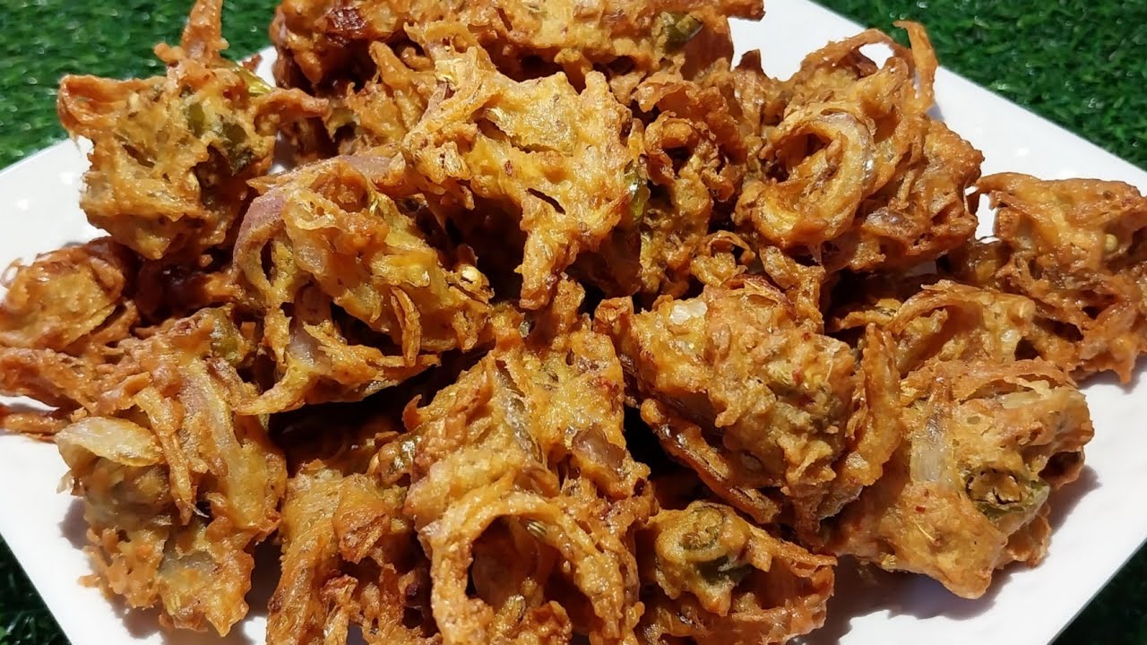 Onion Pakoda Recipe | Tea Time Snacks Special Kanda Bajji Recipe ...