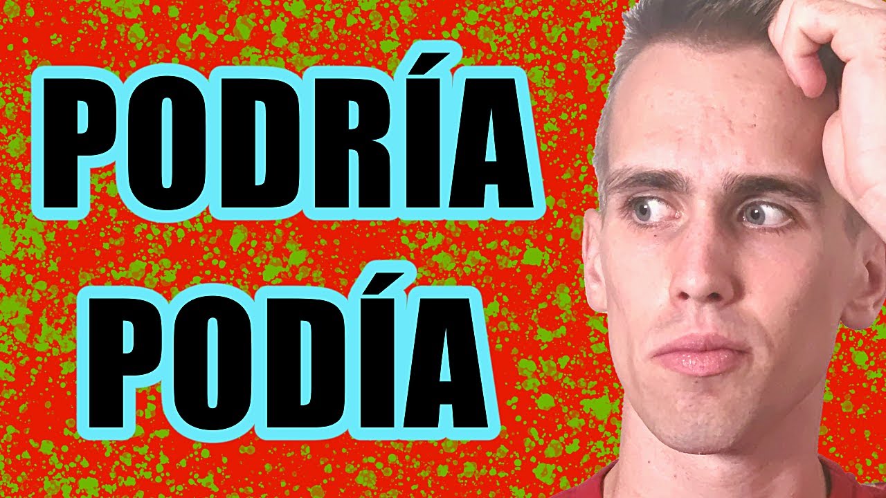 Difference between PODRÍA and PODÍA in Spanish - YouTube