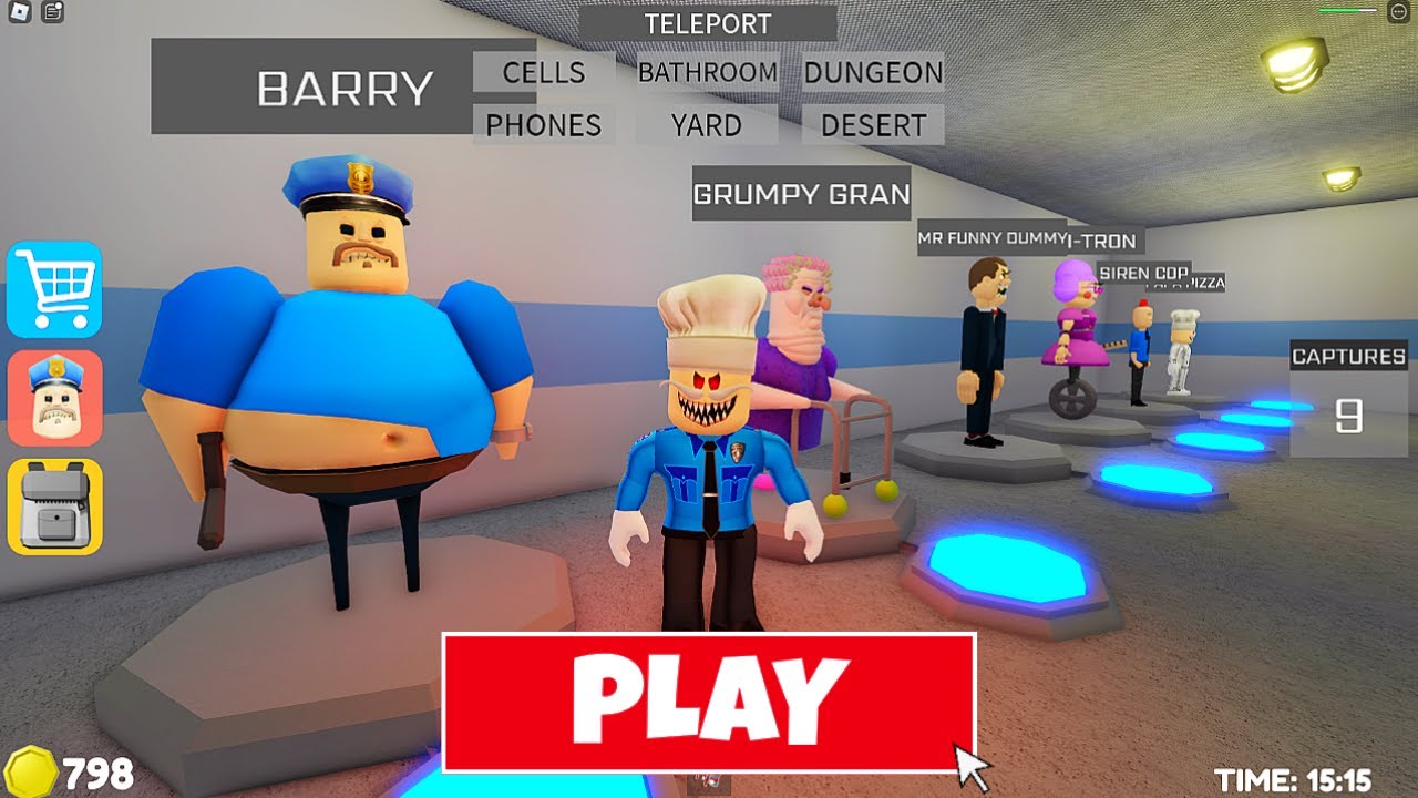 LIVE | PLAYING AS All Barry CHARACTERS And USING GADGETS - [NEW] ROBLOX ...