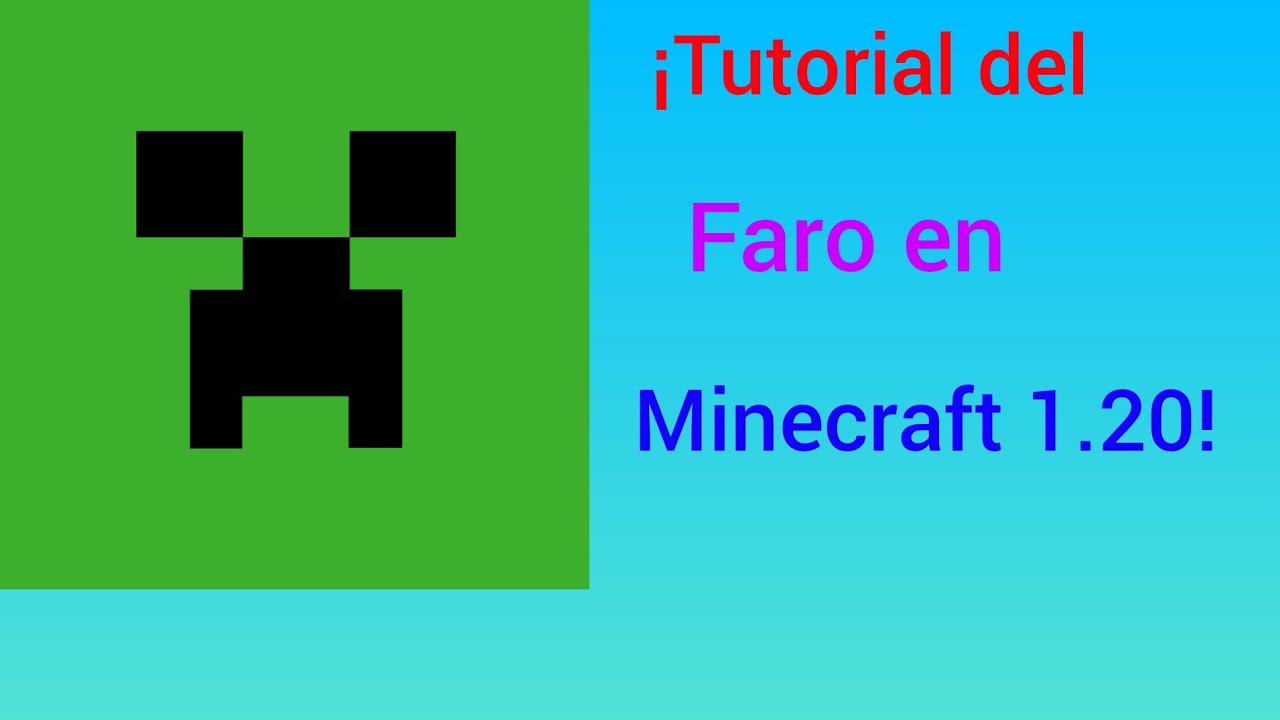 ¡Tutorial Basico Del Faro En Minecraft! - YouTube