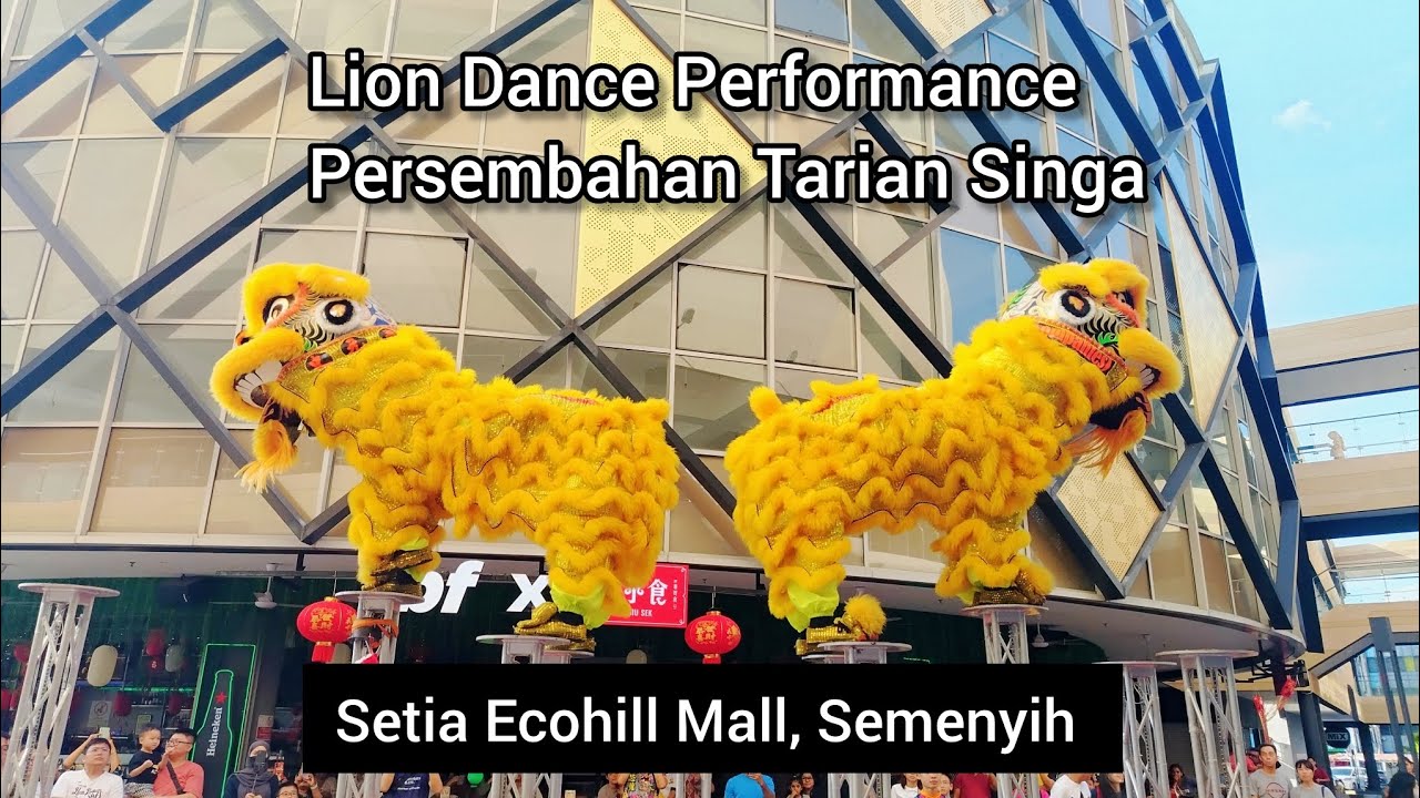 Lion Dance Performance || Persembahan Tarian Singa di Setia Ecohill ...