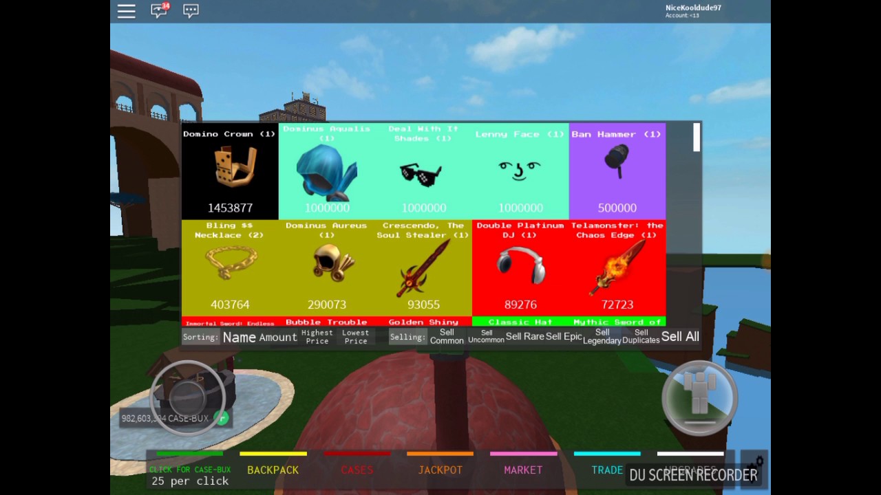 Roblox case clicker - YouTube