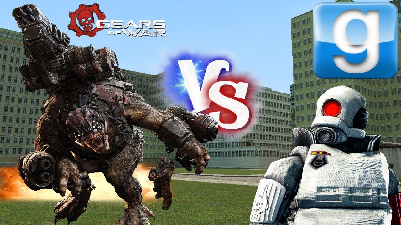 Gears Of War Locust Forces VS Zippy's Combine Armies Fight Garry's Mod ...