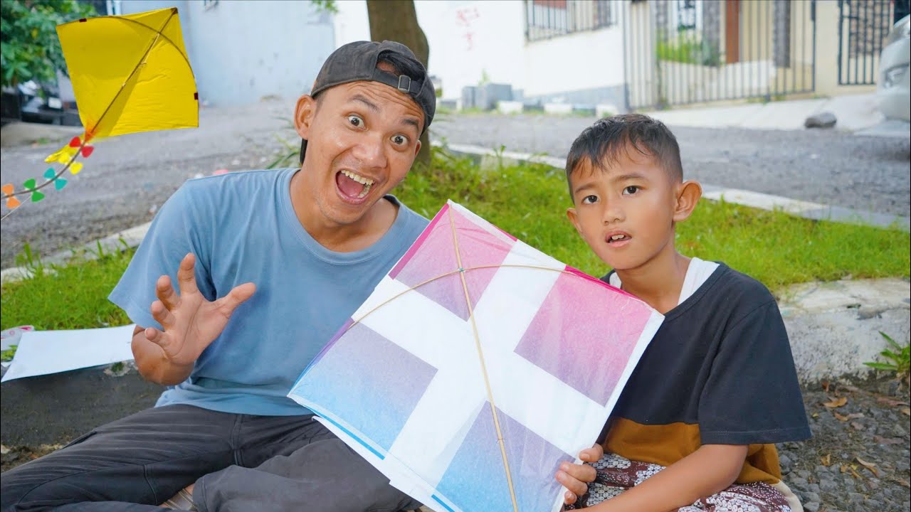 LAYANGAN ALI PUTUS 🥵 BIKIN LAYANGAN DARI BAMBU - YouTube