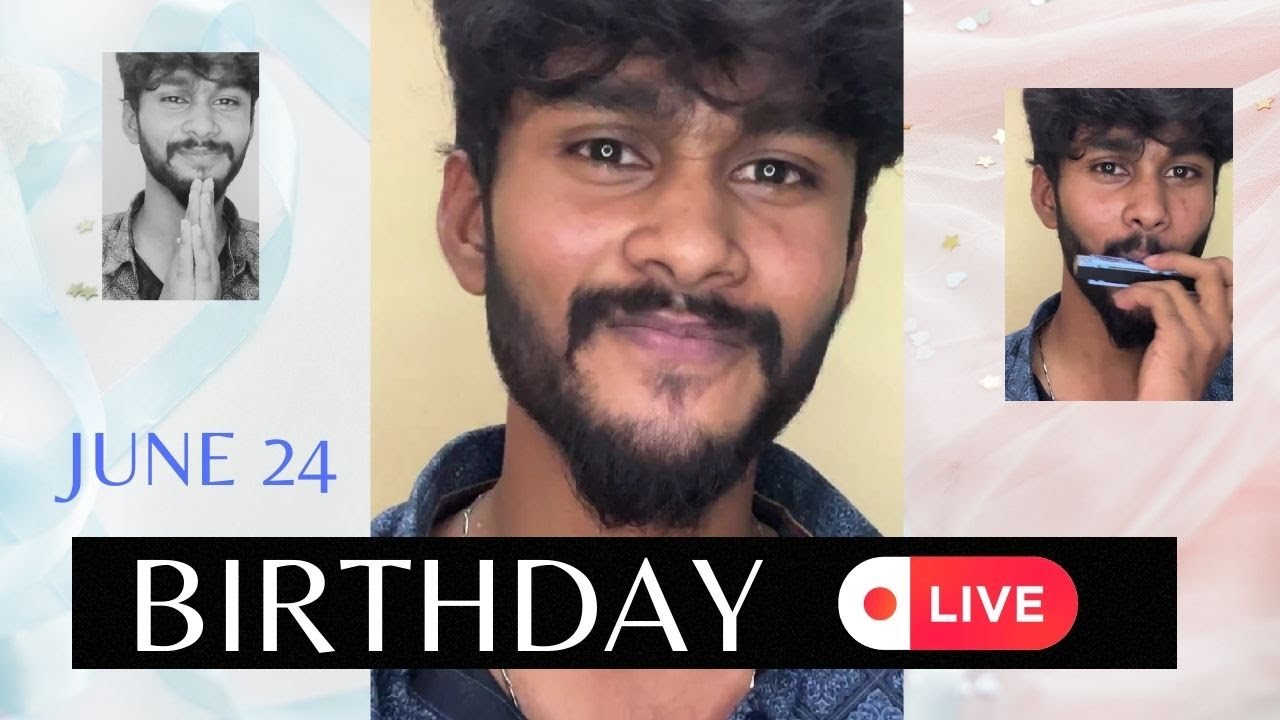 June 24 Birthday LIVE 🔴 Thank you Everyone 😘😘 #stunningsallu - YouTube