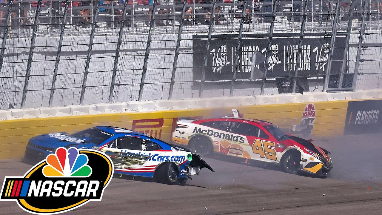 Bubba Wallace, Kyle Larson react after dust-up at Las Vegas Motor ...