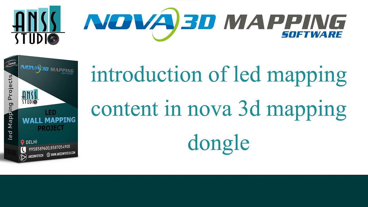 introduction of led mapping content in nova 3d mapping dongle //anss ...