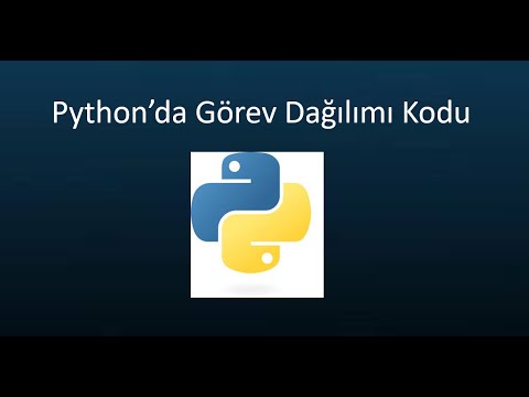Python İle Görev Dağılımı Kodu Nasıl Yapılır - YouTube
