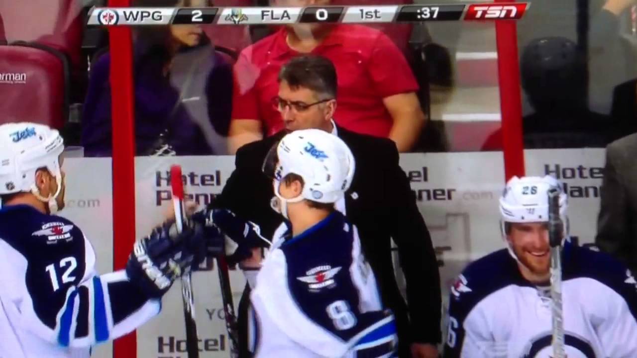 Claude Noel Winnipeg Jets Coach Lip Reading. - YouTube