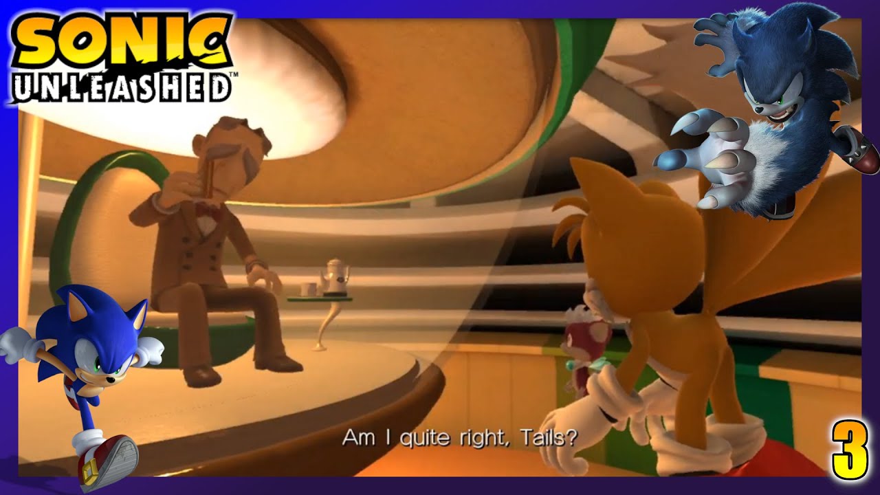 Sonic Unleashed Part 3 Professor of Sandwiches - YouTube