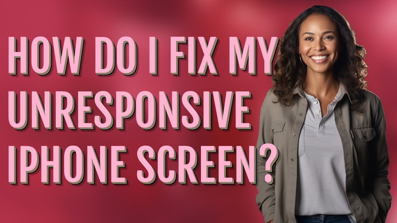How do I fix my unresponsive iPhone screen? - YouTube