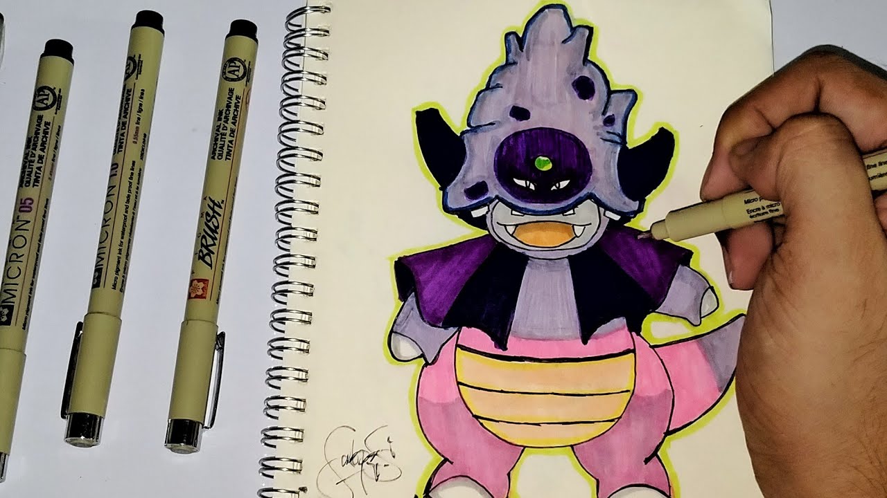 HOW TO DRAW POKEMON GALARIAN SLOWKING / Alwin's Art - YouTube