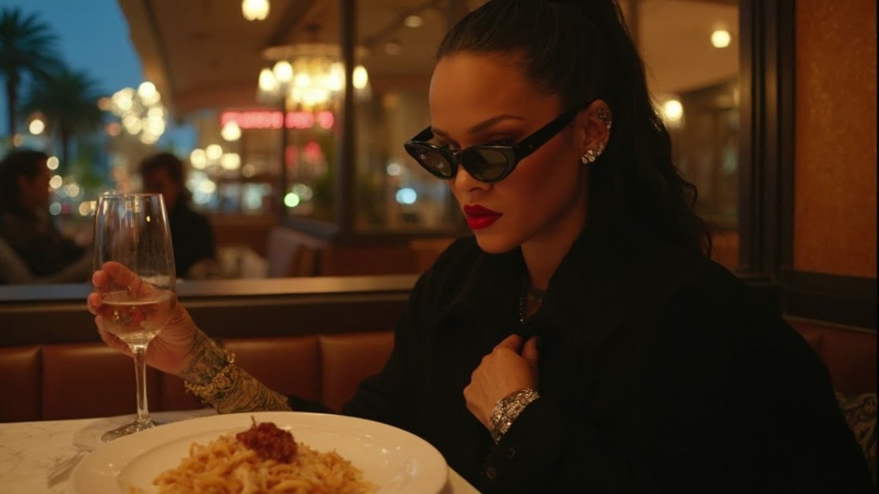 Rihanna Spotted Dining at Giorgio Baldi – What’s She Eating? - YouTube