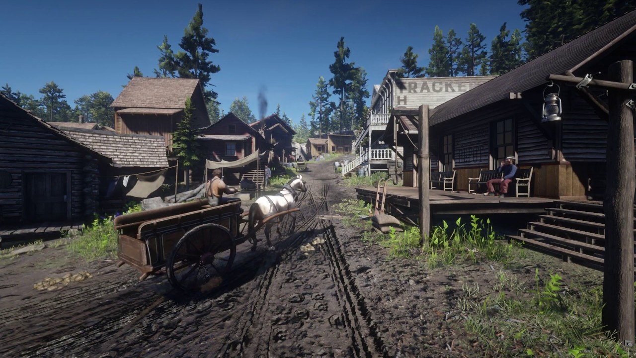 Red Dead Redemption 2 - The Ambience of Strawberry - YouTube