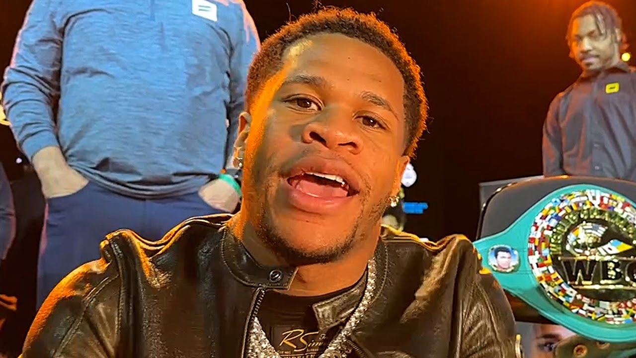 Devin Haney: "Ryan Garcia Was Drunk Like A Skunk At The Press ...