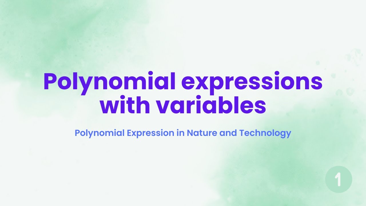 Class 9 | Polynomial expressions with variables | Polynomial Expression ...
