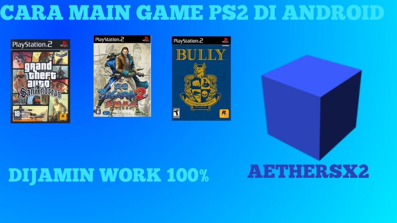 Tutorial bermain game ps2 di android menggunakan apk aethersx2 - YouTube