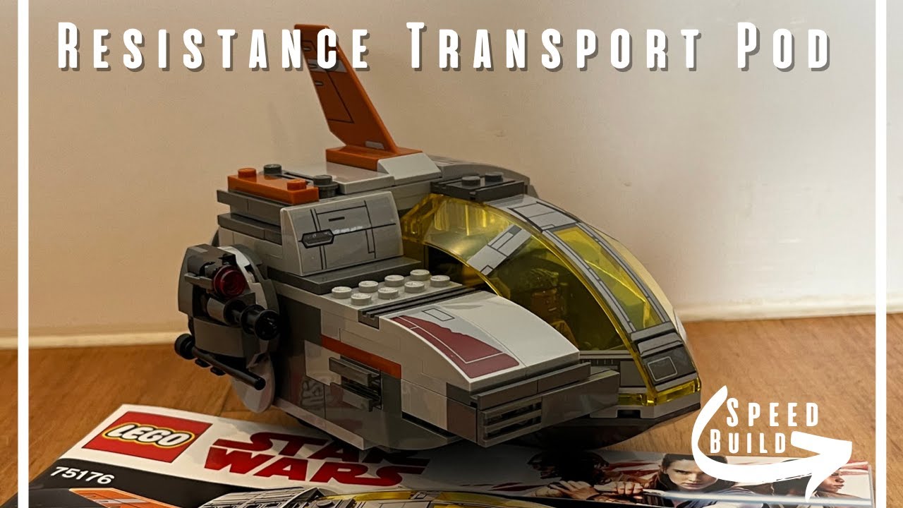 Speed Building LEGO Star Wars - Resistance Transport Pod - YouTube