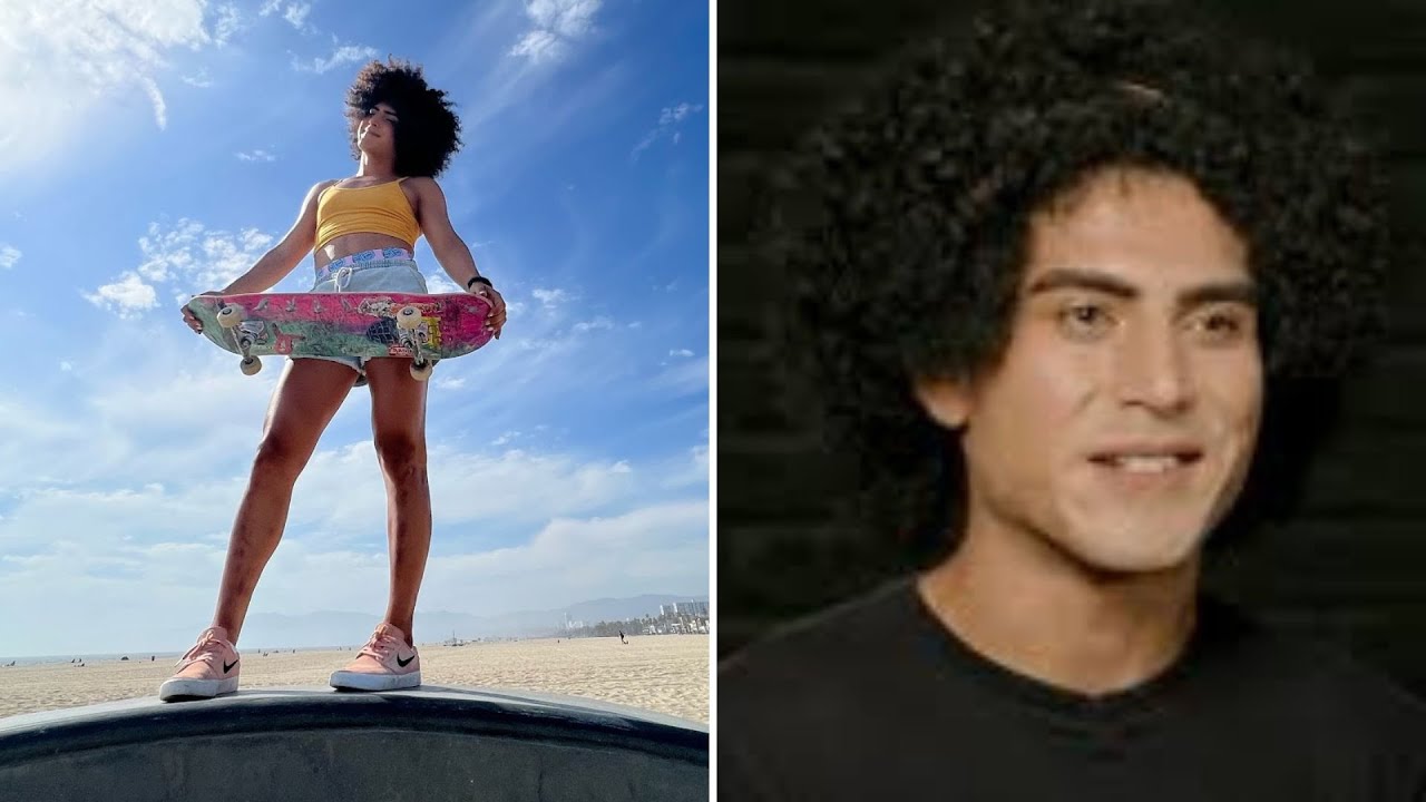 29 year old trans skater OWNS little girl in skating comp - YouTube
