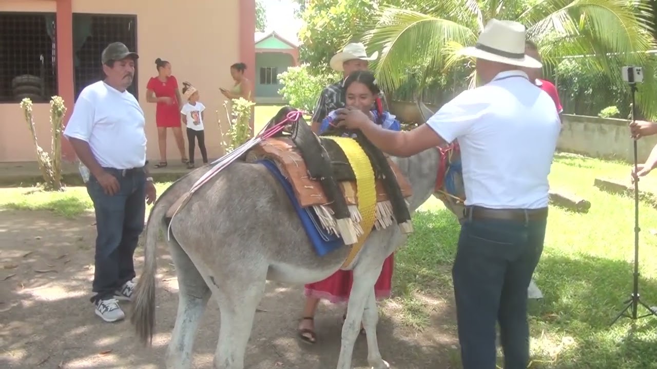 INDIA MARIA CATRACHA RECIBE SU BURRO FILEMON - YouTube